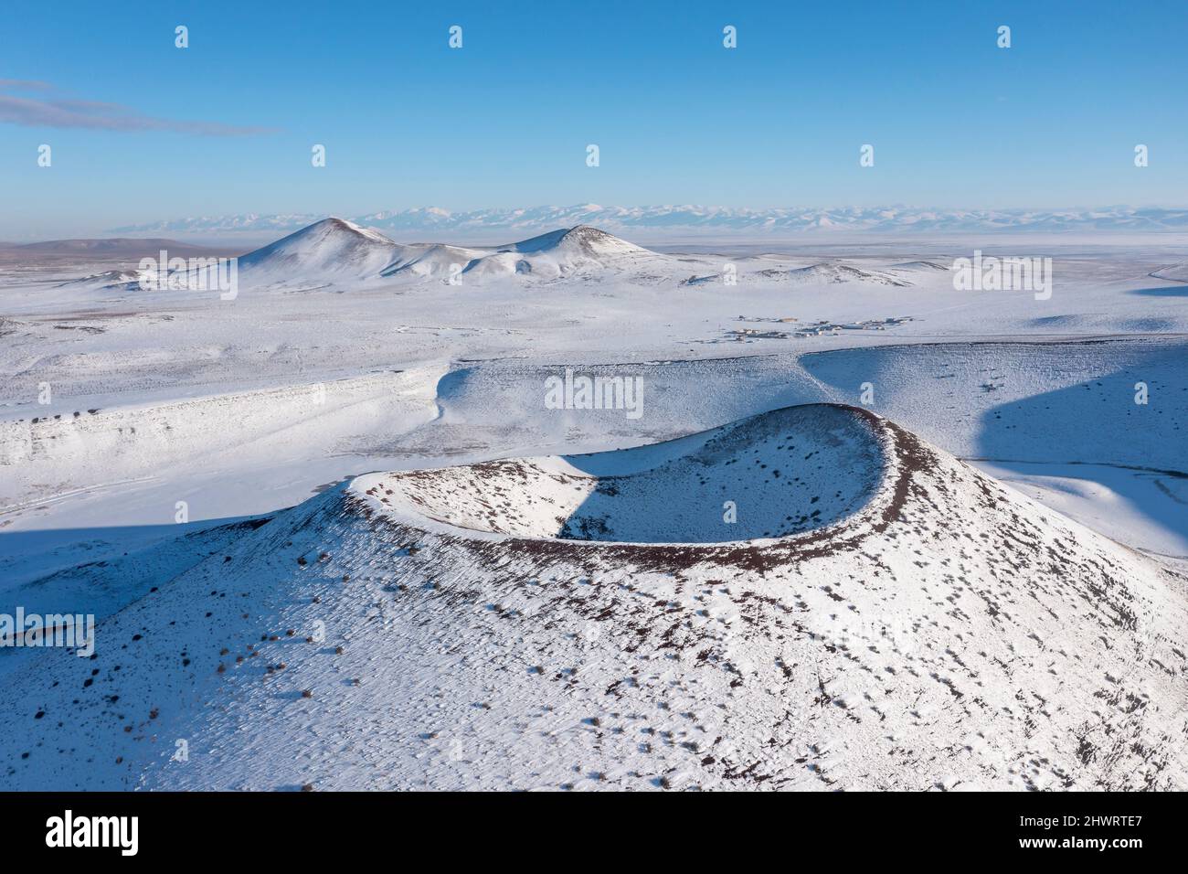 Meke Lake, Volcanic Crater, Konya City, Turkey Stock Photo - Alamy