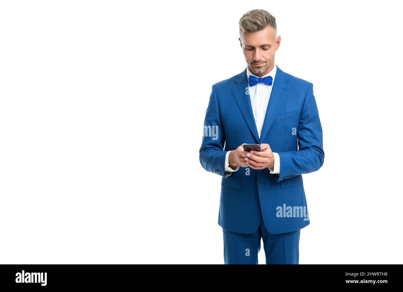 Chat checking Cut Out Stock Images & Pictures - Alamy