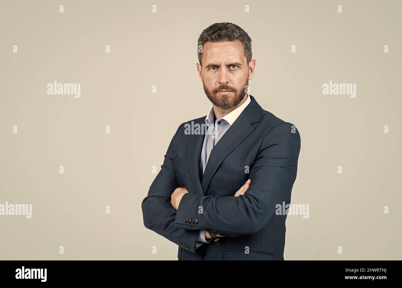 successful male ceo. boss and employee. confidence and success. office ...