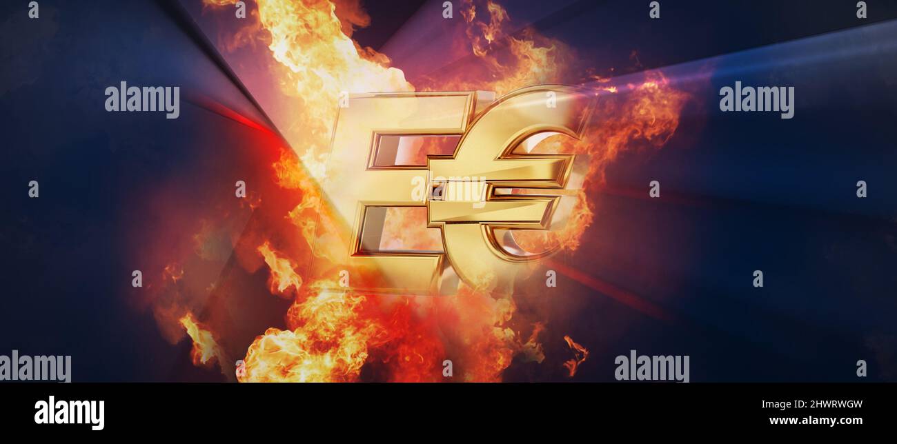 Illustration euro fire hi-res stock photography and images - Alamy