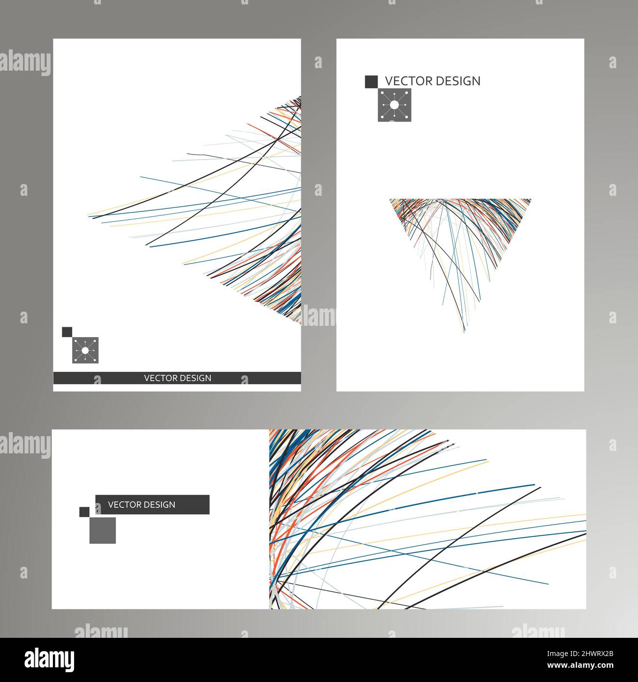 Vector triangle lines. Graphic Futuristic geometric pattern ...