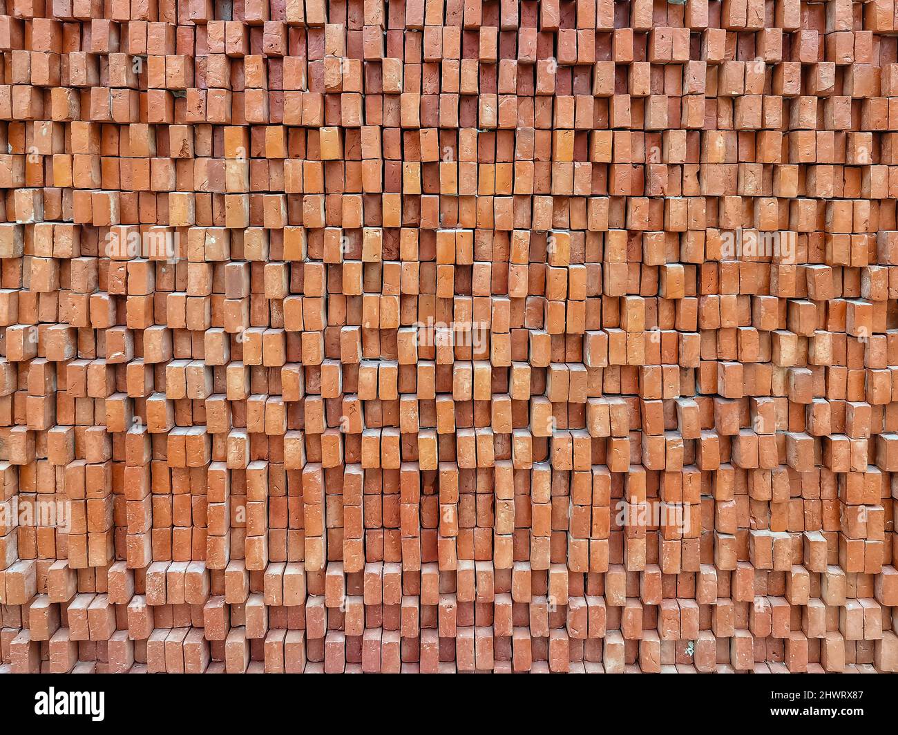 Brown brick wall. Texture of brown brick wall pattern background ...