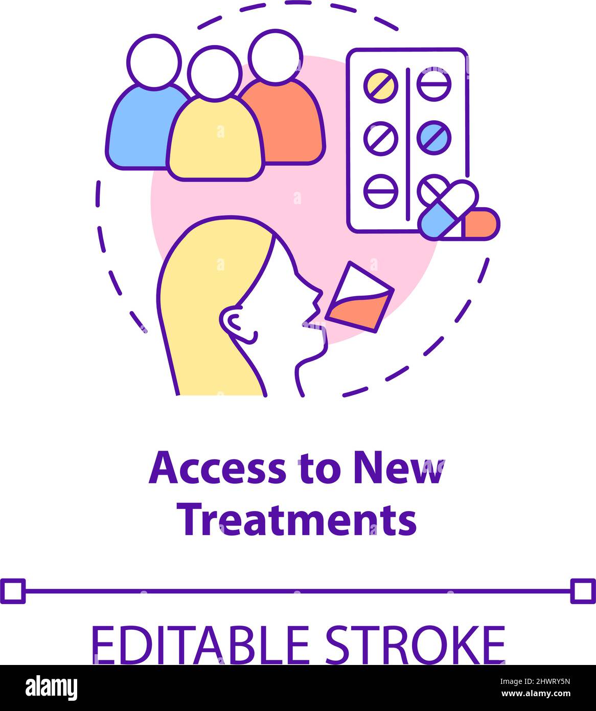 Drug treatments illustration Stock Vector Images - Alamy