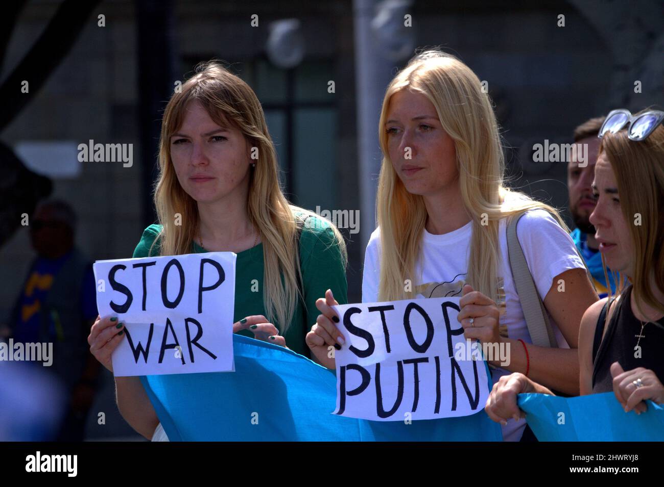Tenerife, Spain. 6th Mar, 2022. Dozens of Ukrainians living on the ...