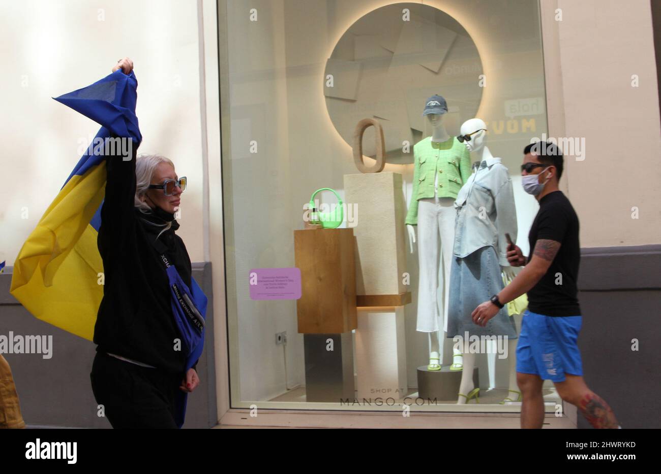 Tenerife, Spain. 6th Mar, 2022. Dozens of Ukrainians living on the ...