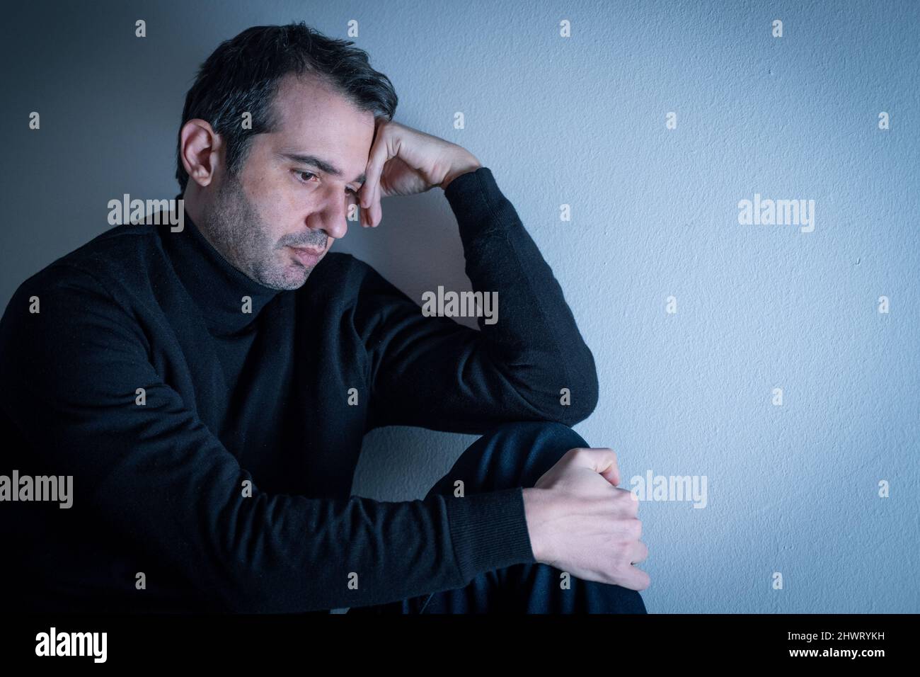 Mental health depression loneliness concept hi-res stock photography ...