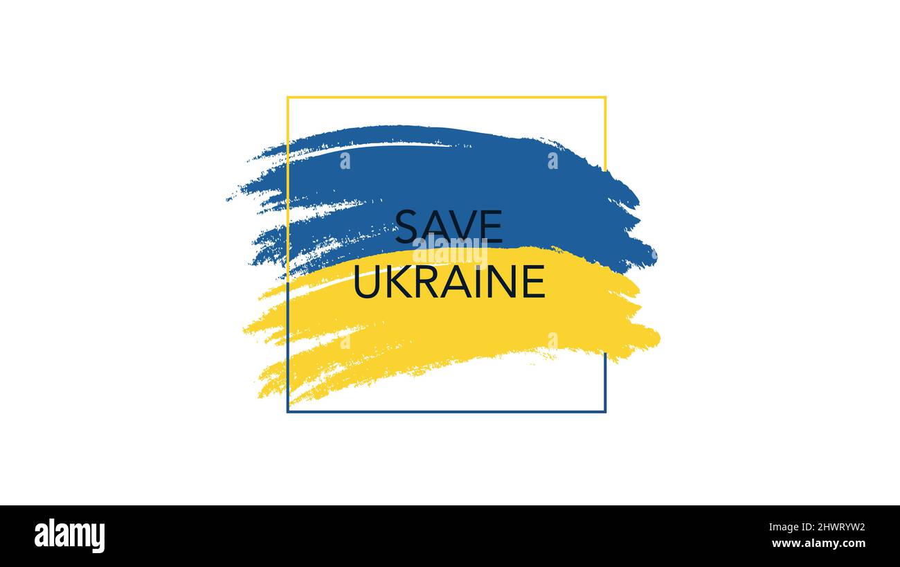 Watercolor flag of ukraine hi-res stock photography and images - Alamy