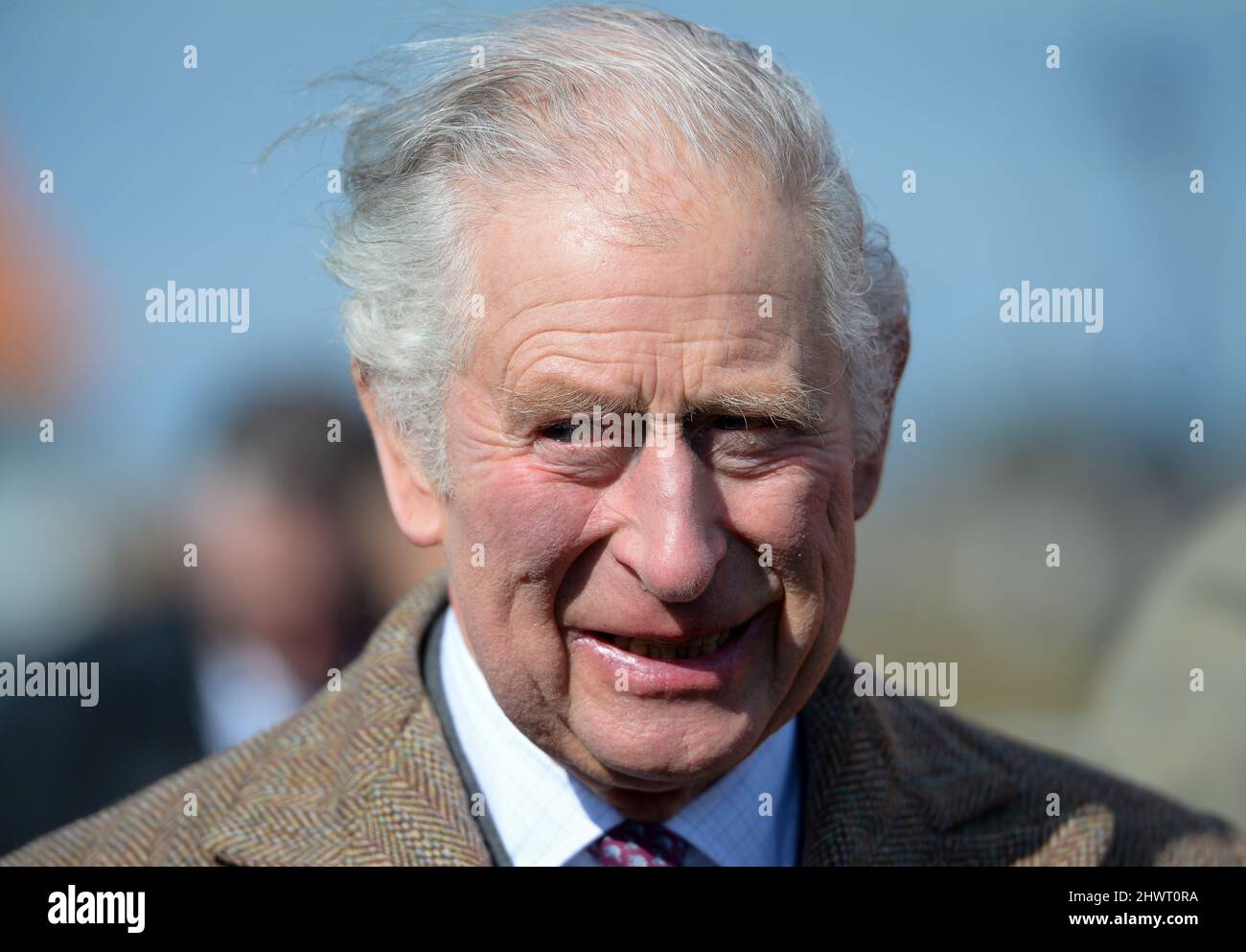 The Prince of Wales, who is also known as the Duke of Cornwall, during ...