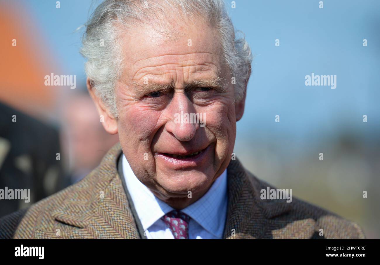 The Prince of Wales, who is also known as the Duke of Cornwall, during ...