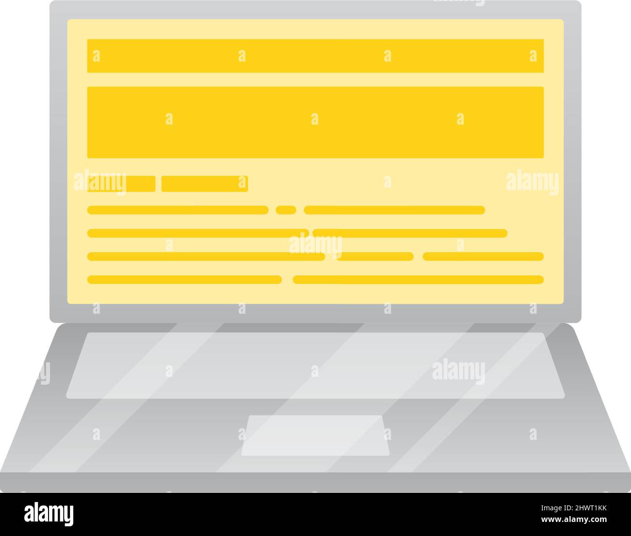 Laptop computer vector icon isolated on white background. Match web ...