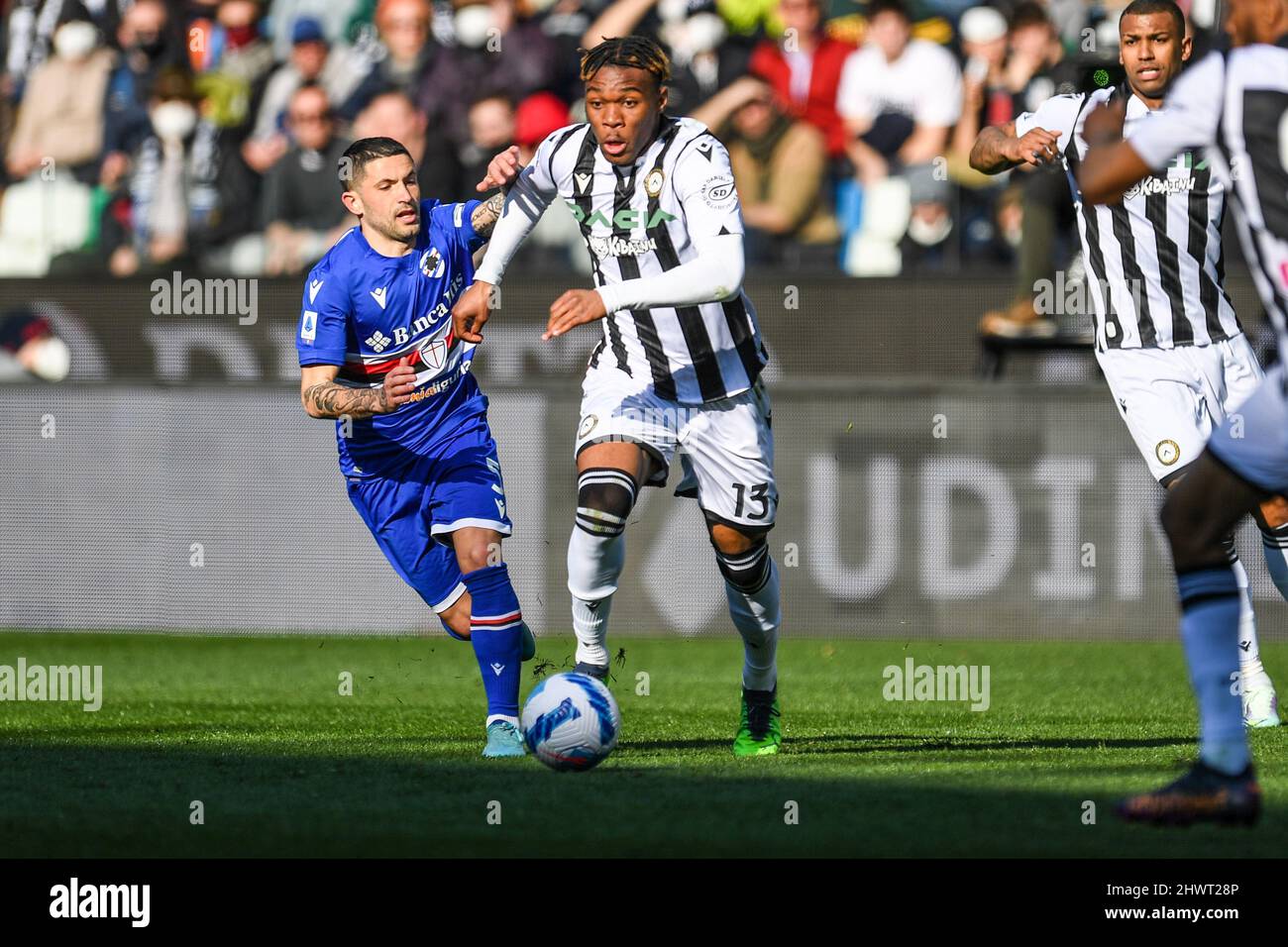 Friuli - Dacia Arena stadium, Udine, Italy, March 05, 2022, Udinese’s ...