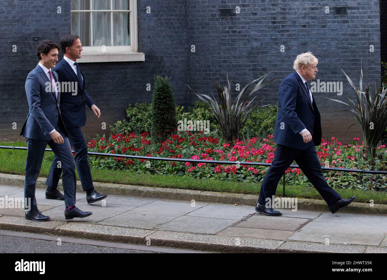 London, UK. 7th Mar, 2022. Canadian Prime Minister, Pierre Trudeau ...