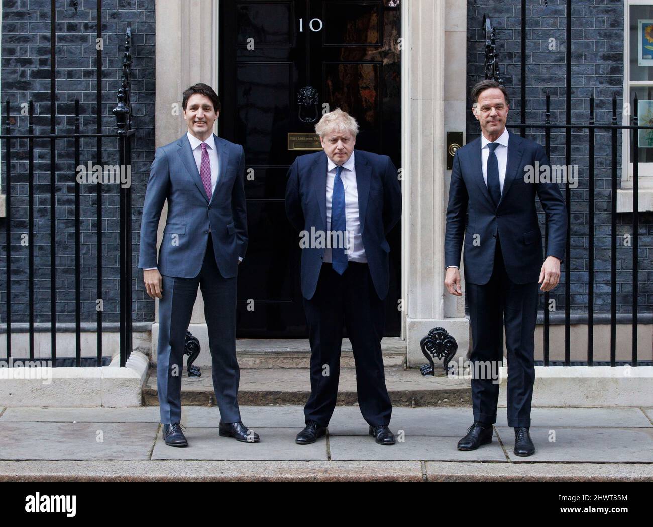 London, UK. 7th Mar, 2022. Canadian Prime Minister, Pierre Trudeau ...