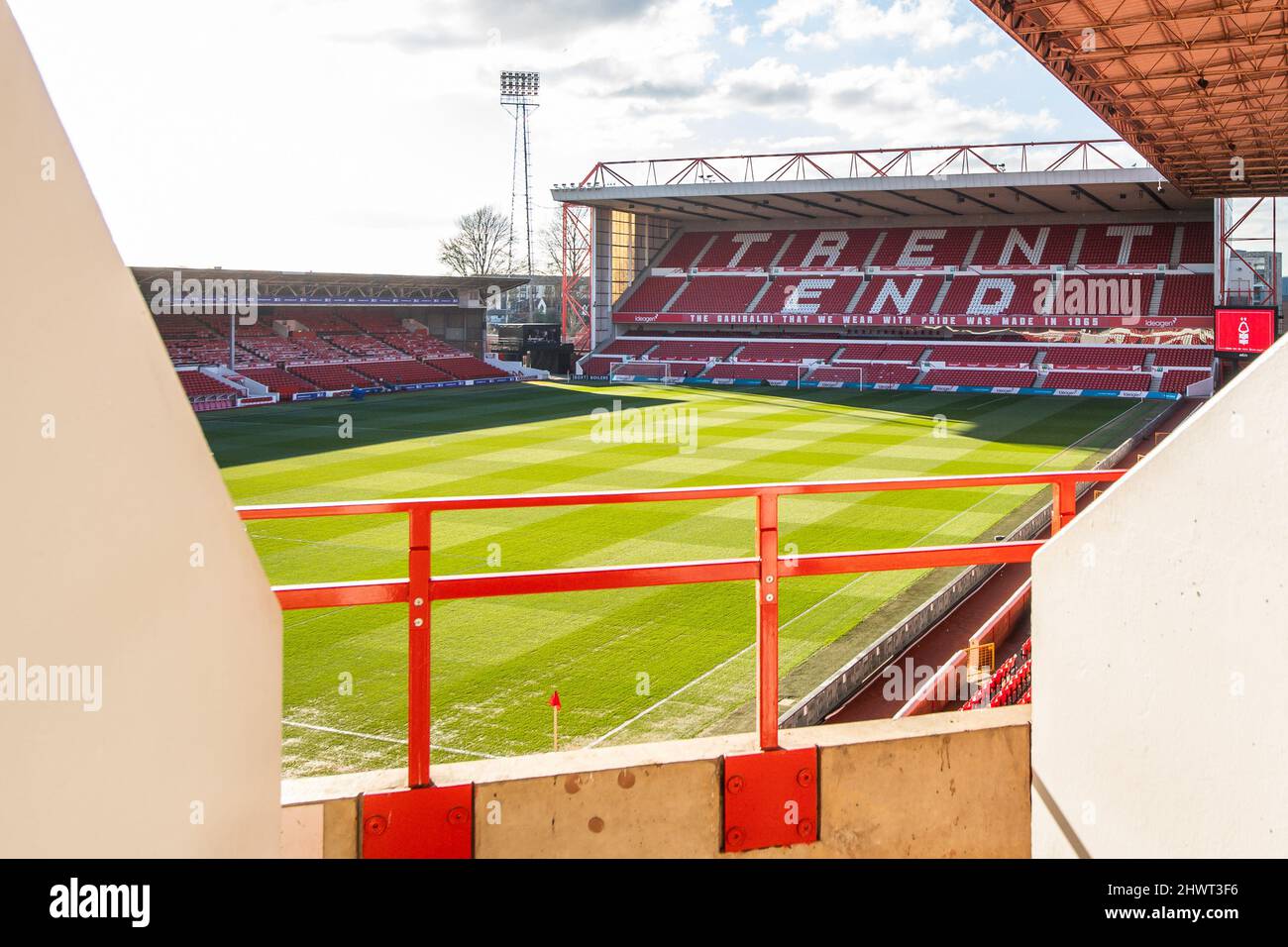 General view of The City Ground, Home of Nottingham Forest Stock Photo ...