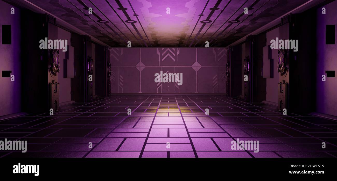 Blank Futuristic Quantum Physics Laboratory Phantom Purple Violet ...