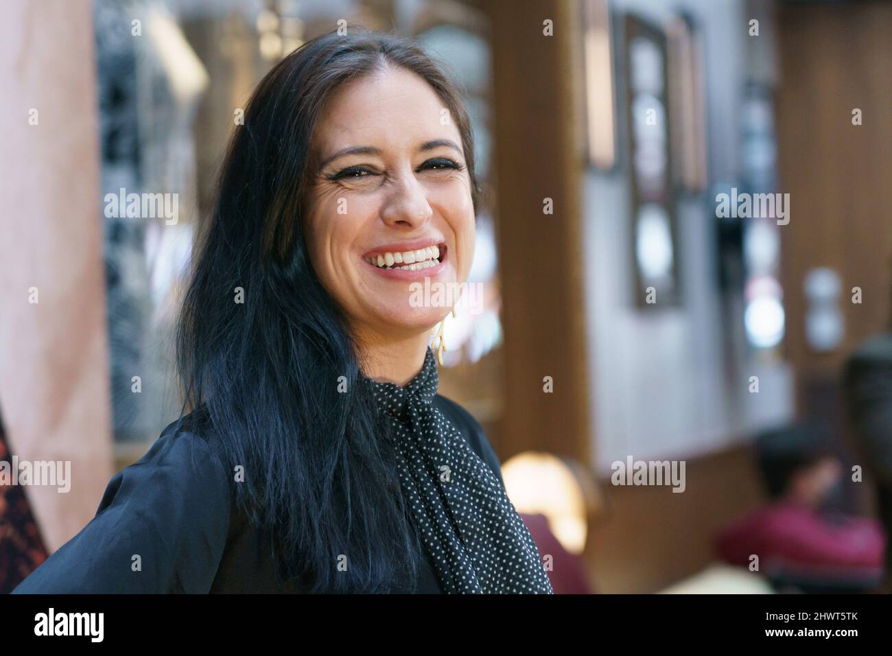 The singer Maria Pelae poses during the portrait session at the Hard ...