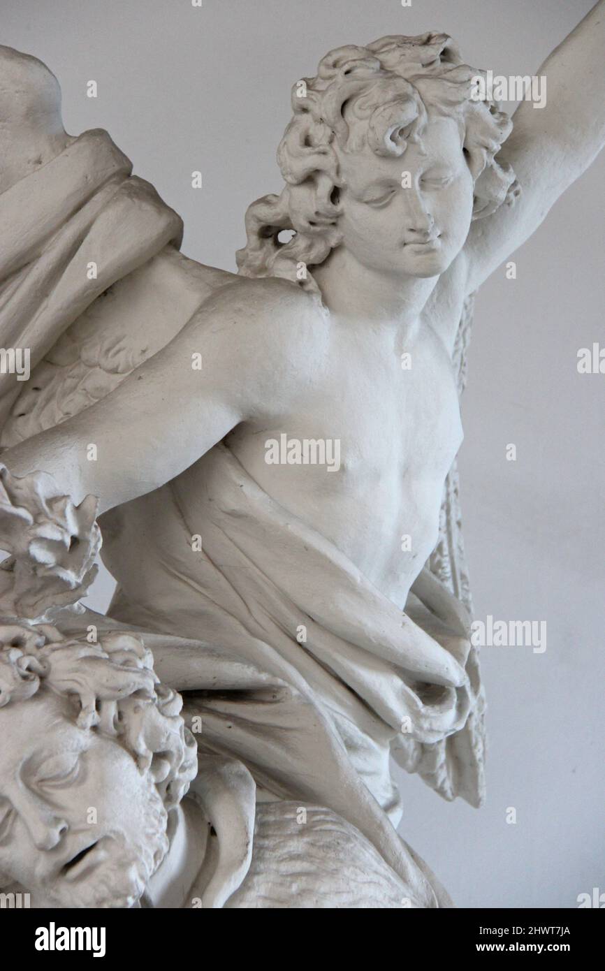 baroque religious statue in vienna (austria Stock Photo - Alamy