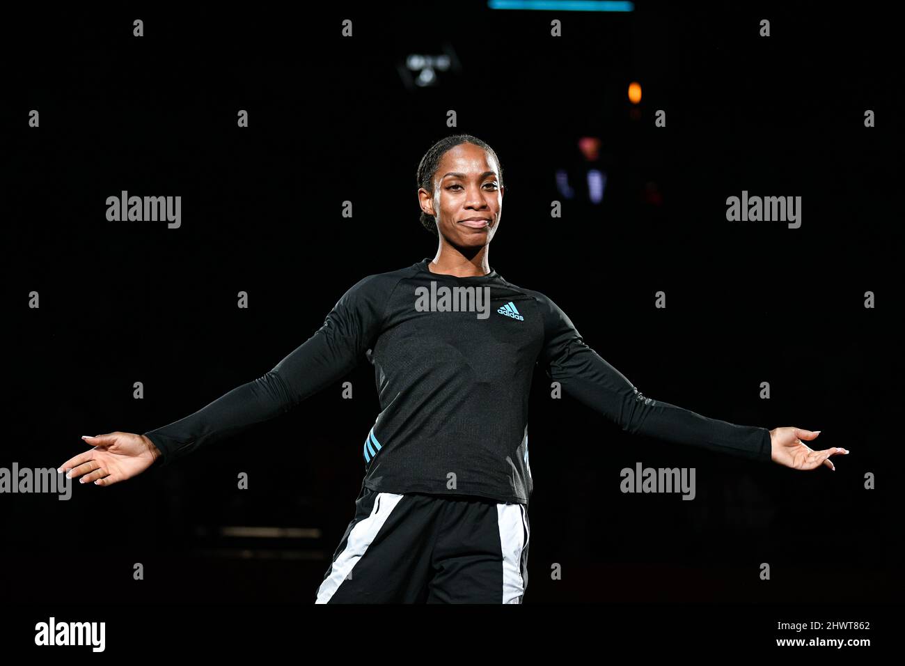 Thea Lafond of Dominica (Women's Triple Jump) competes during the World ...