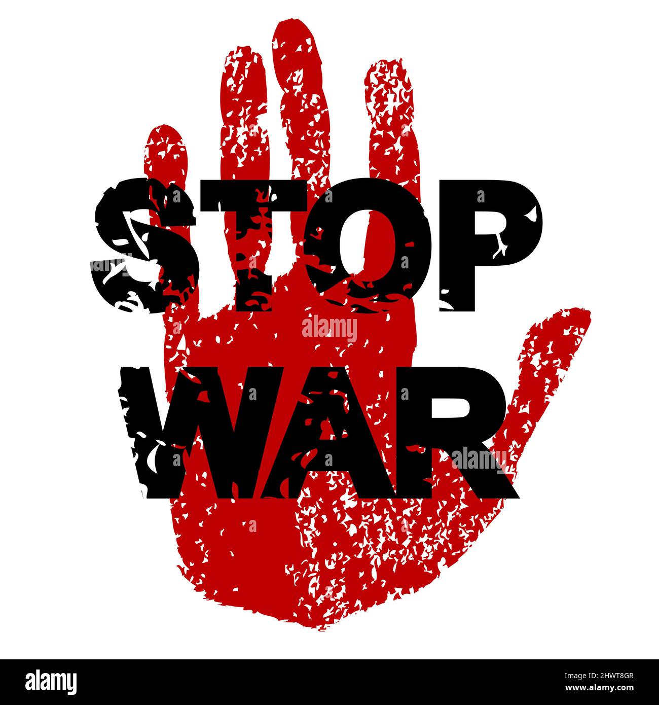 Peace sign human hand Stock Vector Images - Alamy