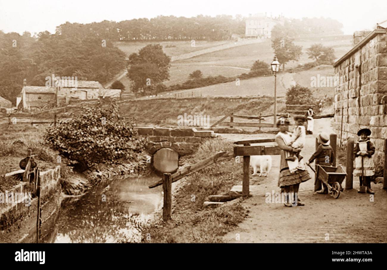 Meanwood Vale, Leeds, Victorian period Stock Photo - Alamy