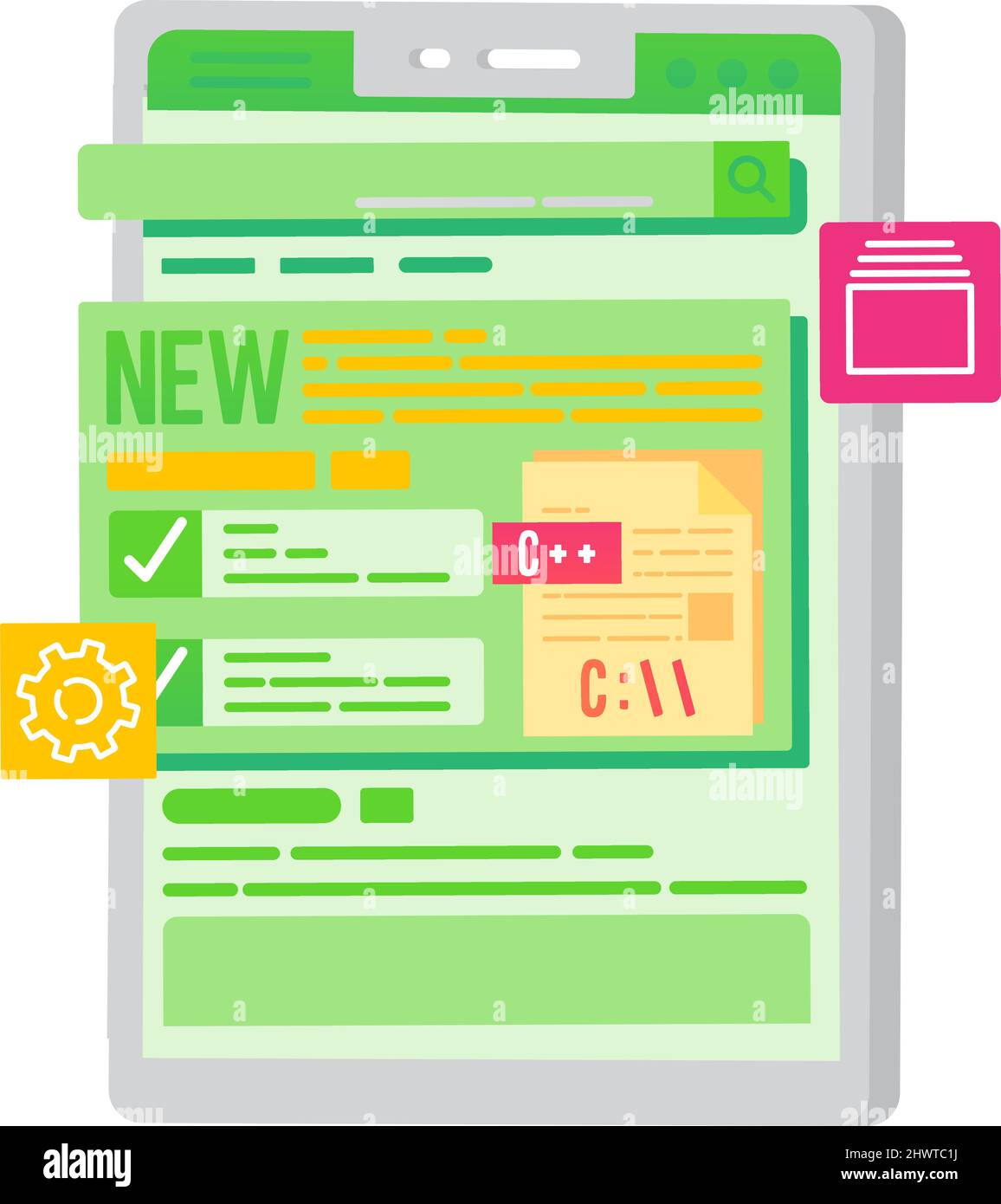 New task adding icon vector project file plus Stock Vector Image & Art ...