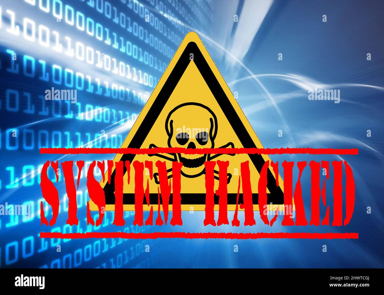 image representing anonymous, cyber attack threat, hacker attack Stock ...