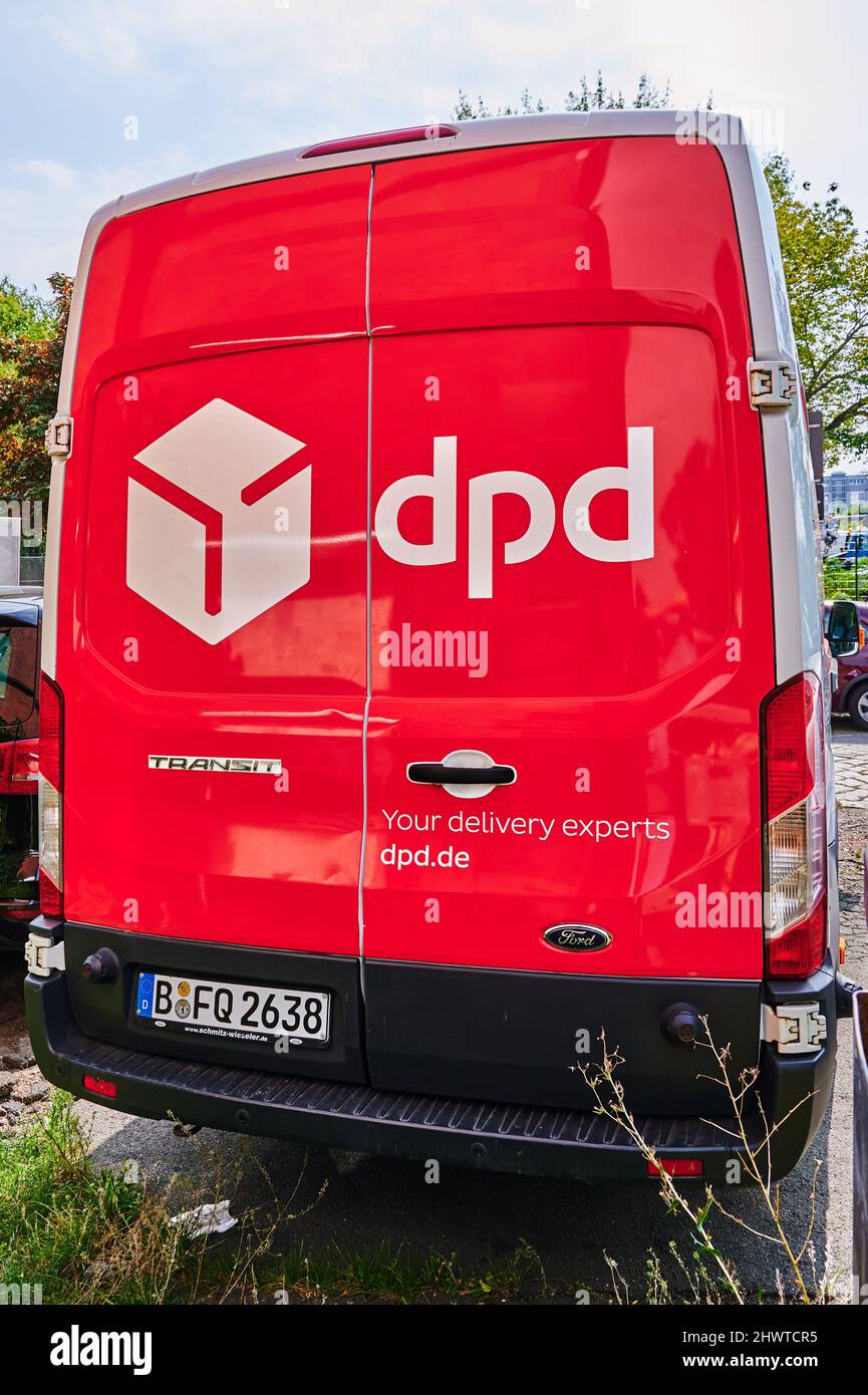 Berlin, Germany - March 7, 2022: DPD delivery van for parcels in Berlin ...