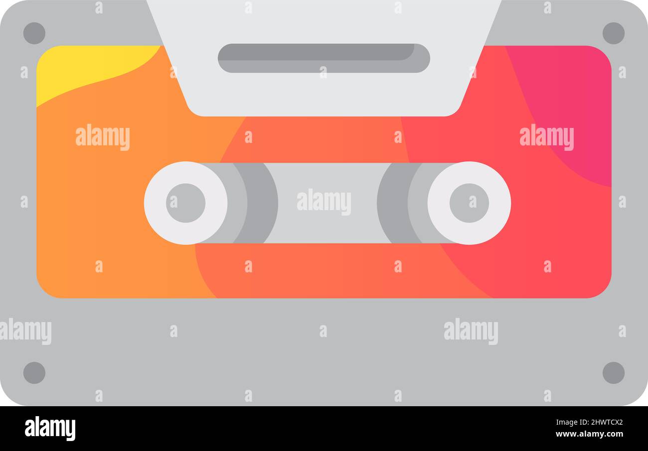 Retro tape cassette vector icon vintage design Stock Vector Image & Art ...