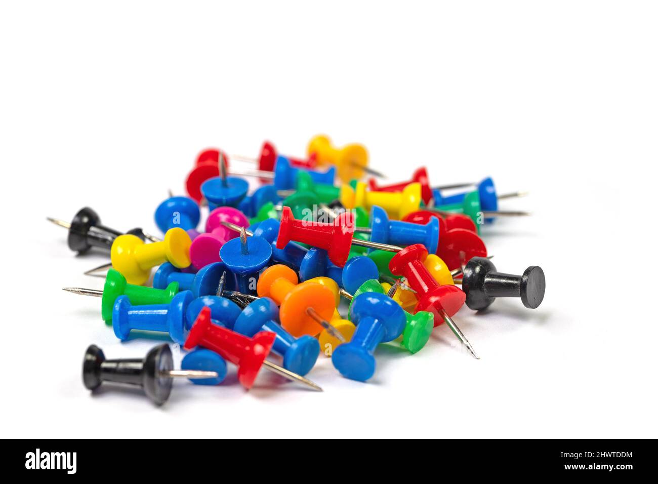 White pushpins hi-res stock photography and images - Alamy