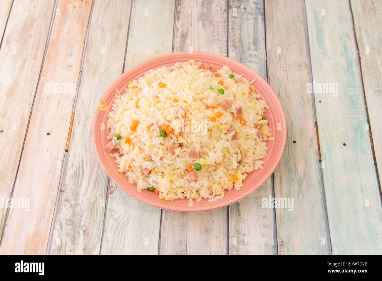 Three Chinese delights rice is a very common dish in Chinese food ...