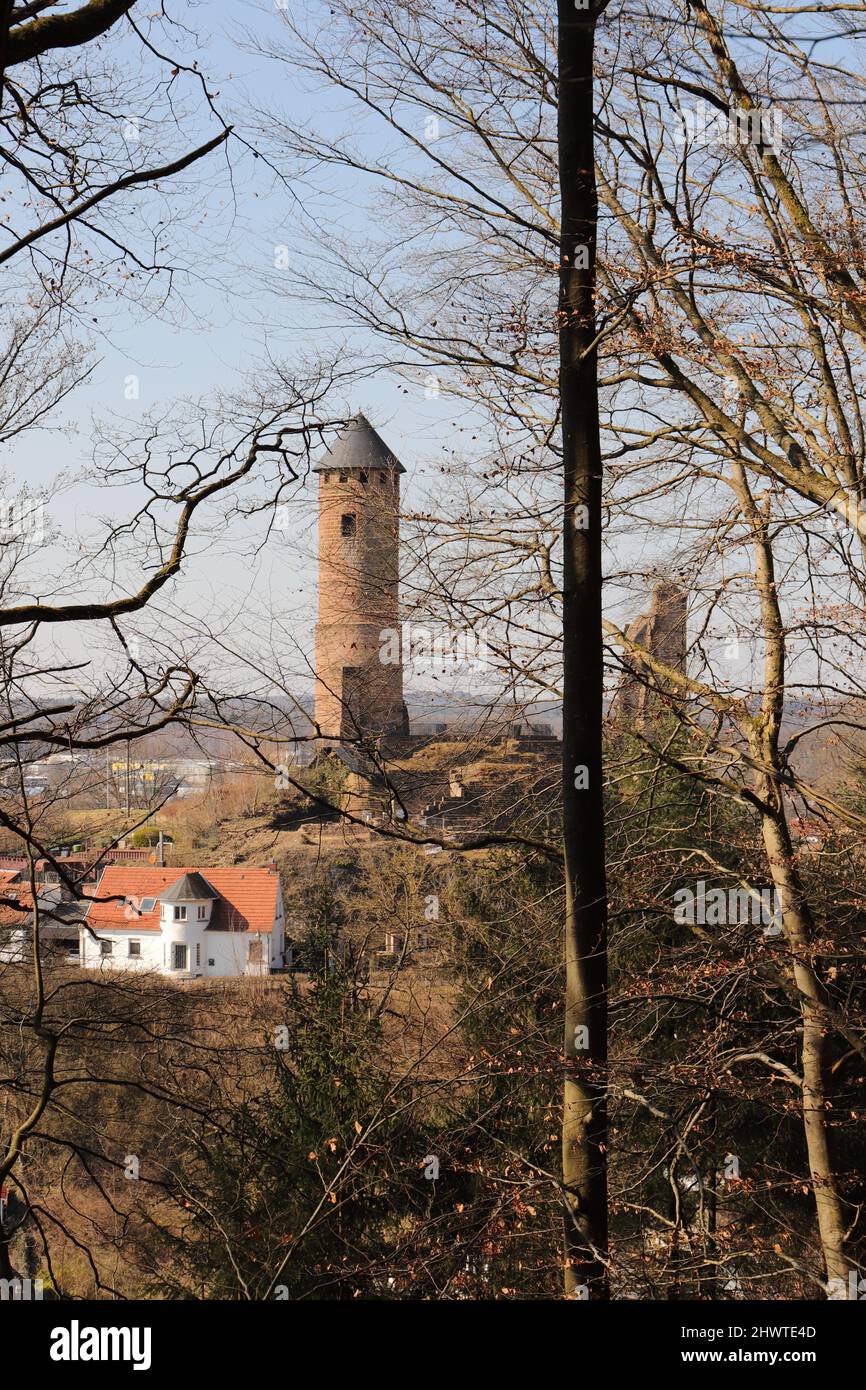 the castle ruins of kirkel Stock Photo - Alamy