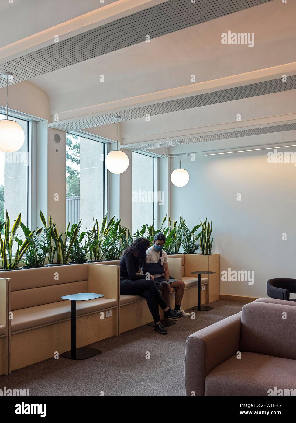 Common seating area. ANU Birch Building, Canberra, Australia. Architect ...