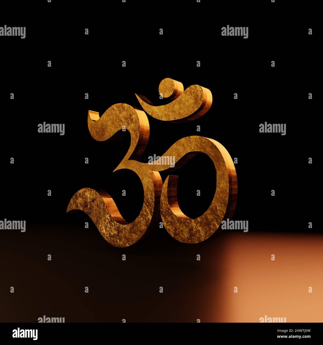 3D OM RENDER Stock Photo - Alamy