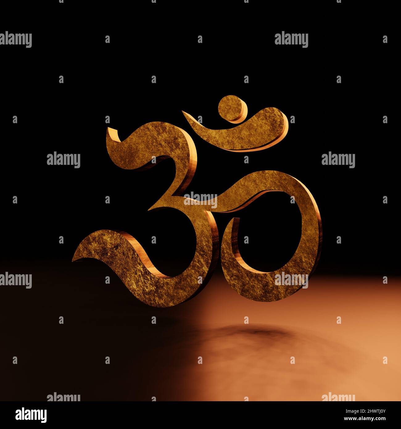 3D OM RENDER Stock Photo - Alamy