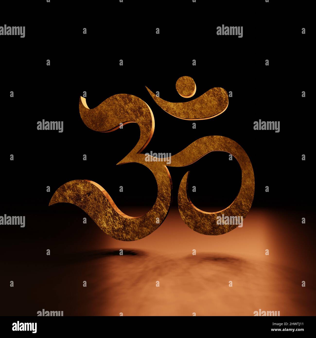 3D OM RENDER Stock Photo - Alamy