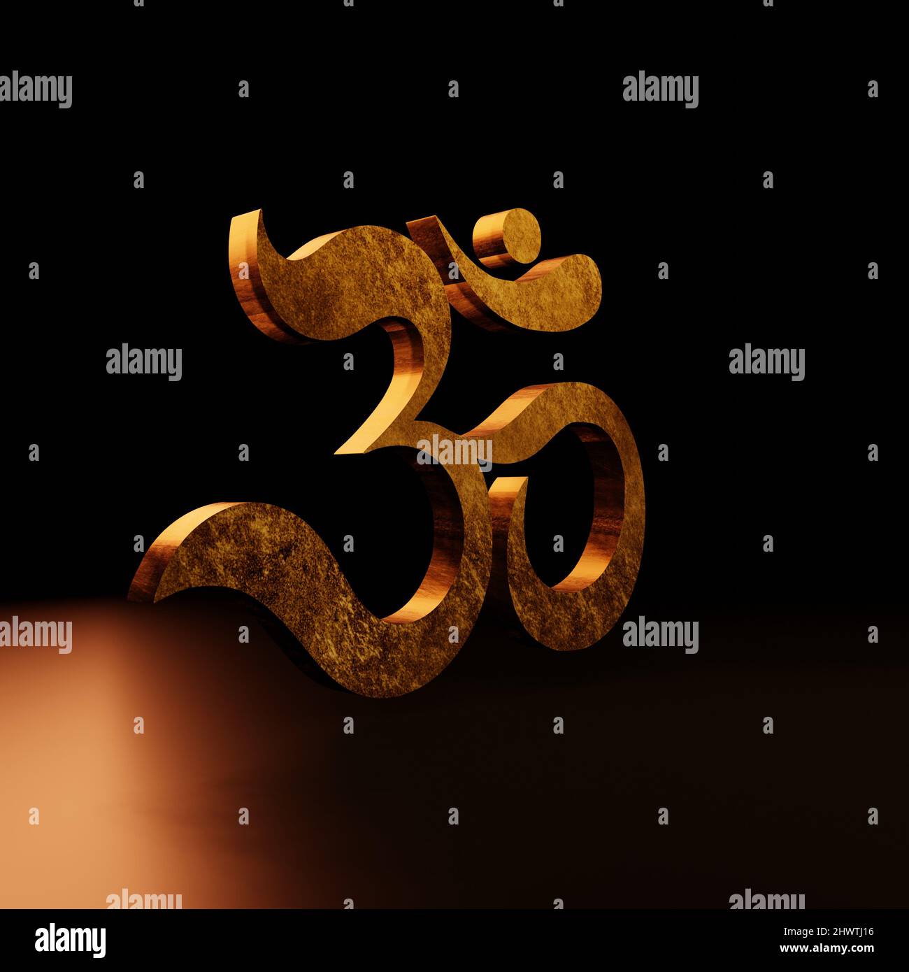 3D OM RENDER Stock Photo - Alamy