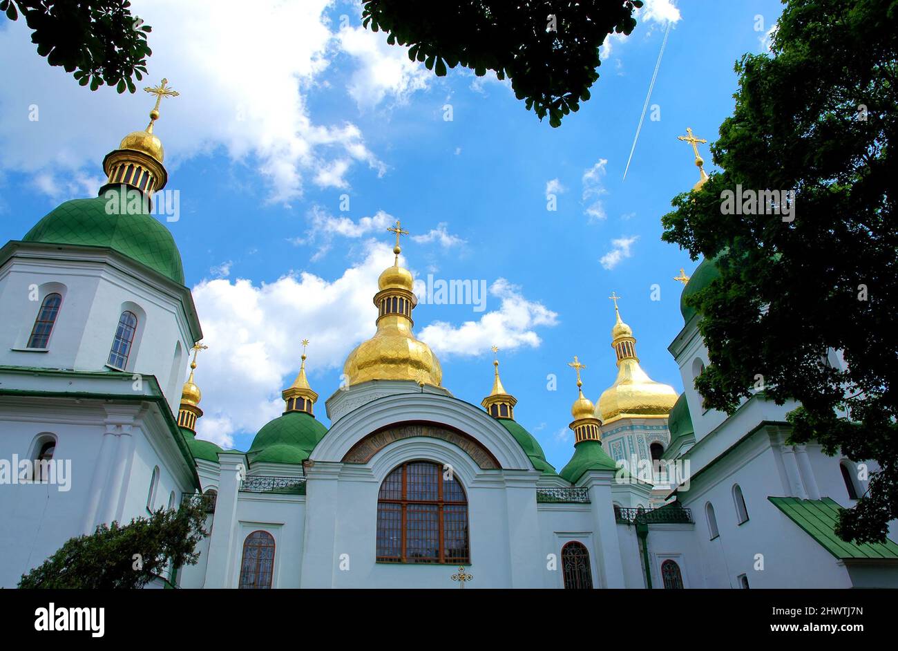 Kyiv or Kiev, Ukraine: Saint Sophia Cathedral, a famous landmark of ...