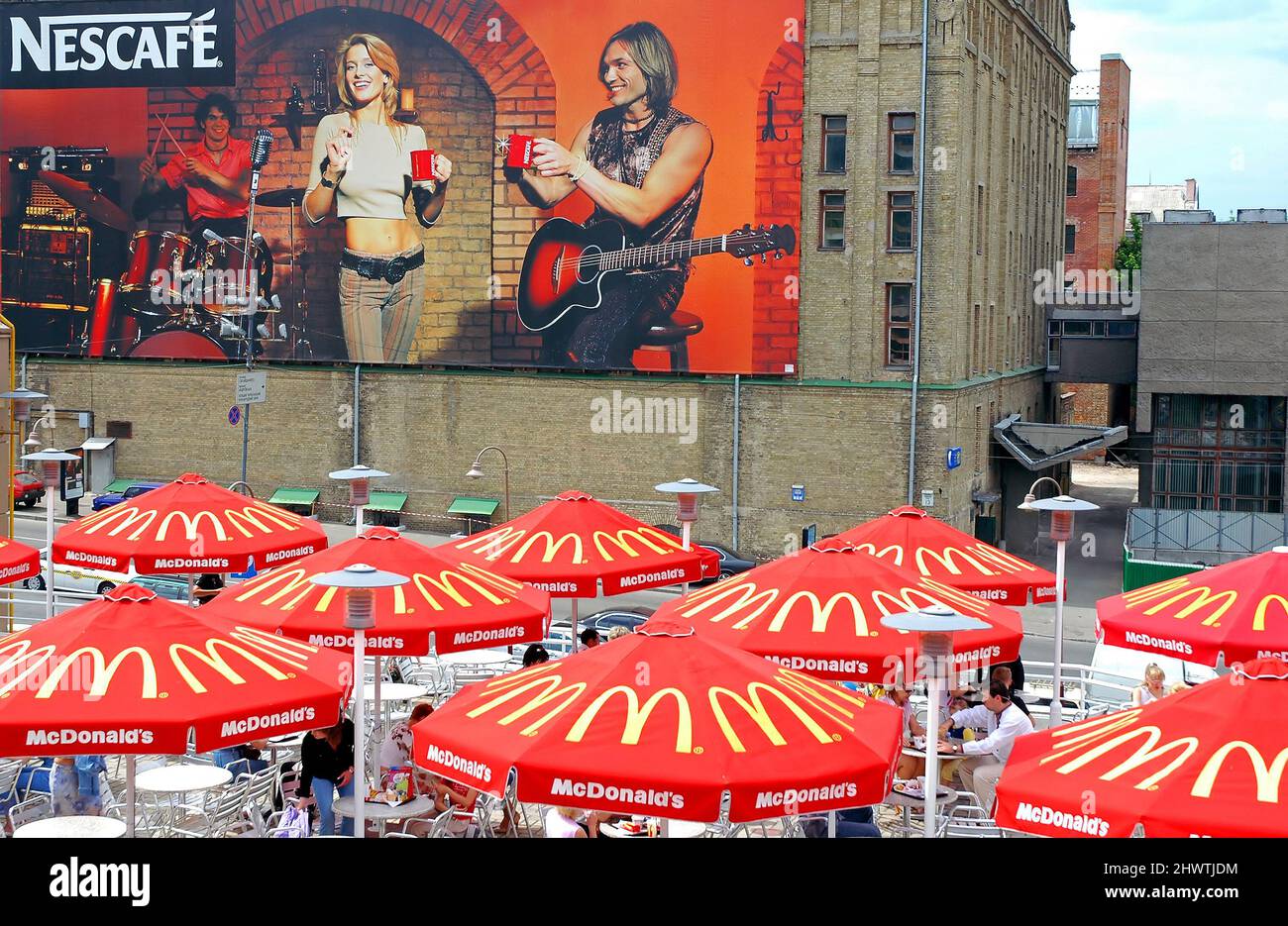 Mcdonalds billboard hi-res stock photography and images - Alamy