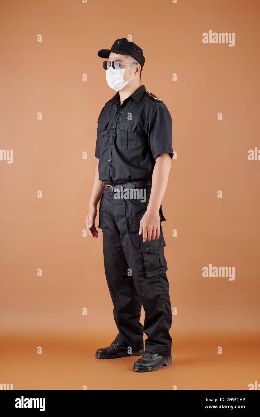 Defence forces full length hi-res stock photography and images - Alamy