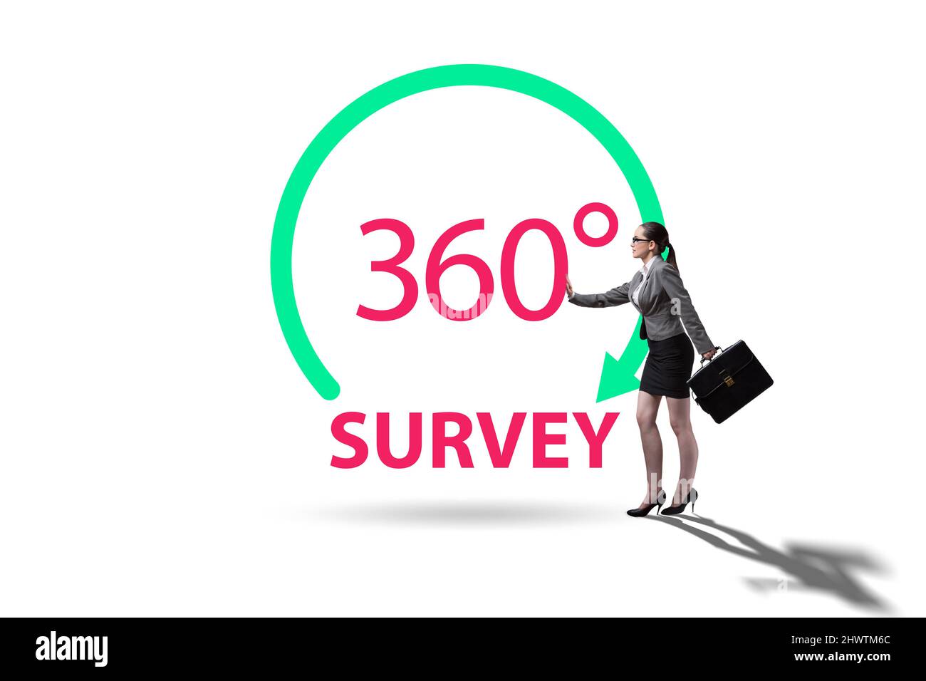 360 degree customer view for the marketing purposes Stock Photo - Alamy
