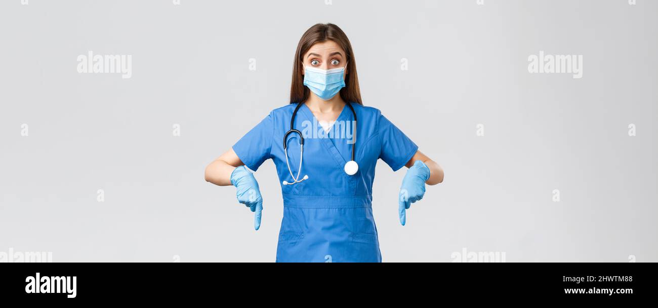 Covid-19, preventing virus, health, healthcare workers and quarantine ...