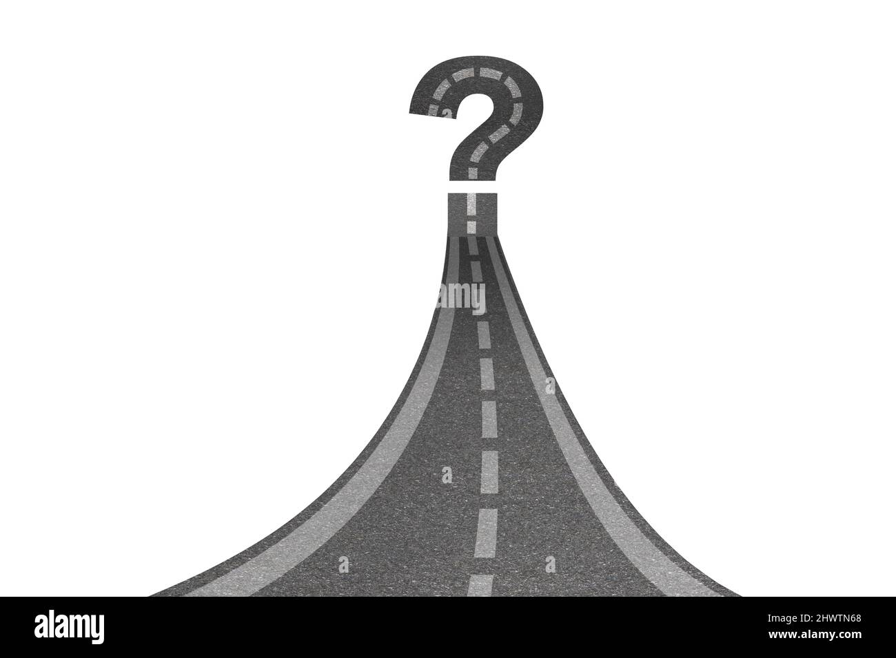 Concept of uncertainty with the question Stock Photo - Alamy