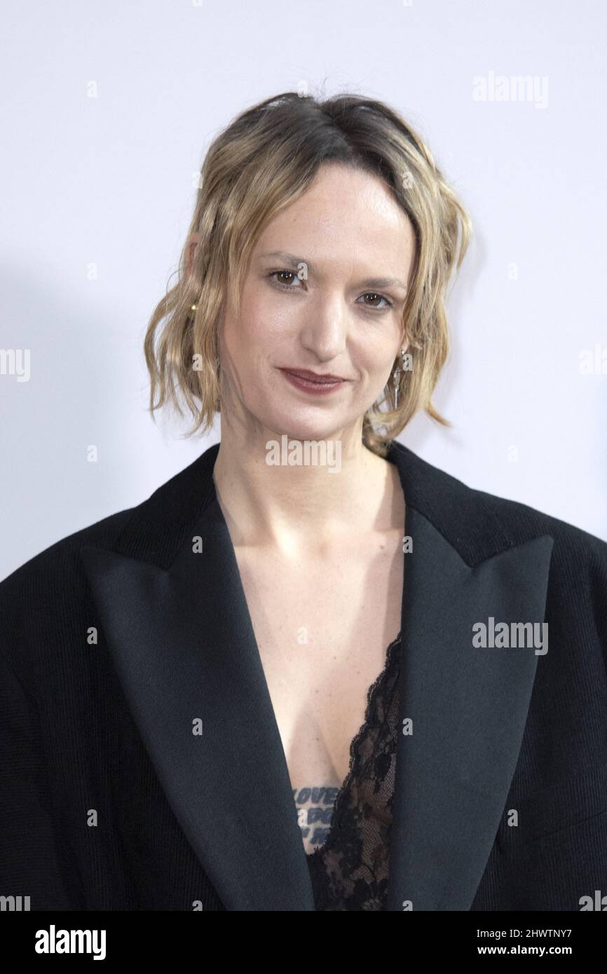 Agathe Rousselle attending the Louis Vuitton Womenswear Fall/Winter ...