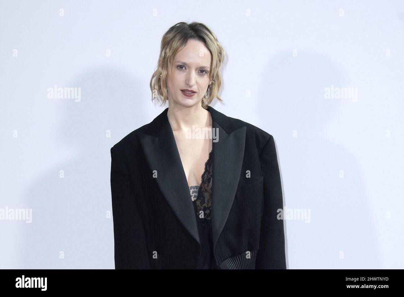 Agathe Rousselle attending the Louis Vuitton Womenswear Fall/Winter ...