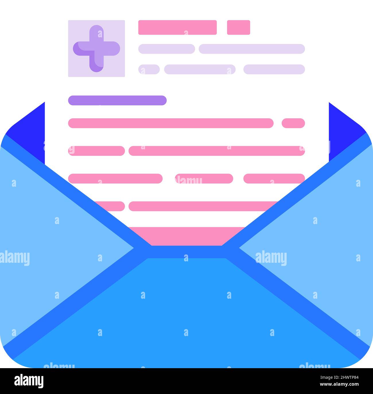 Get lab test result or prescription back vector Stock Vector Image ...