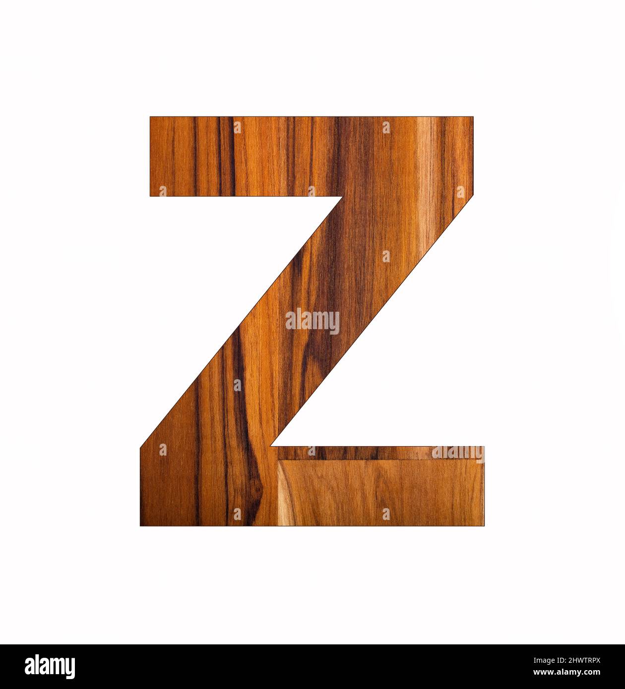 Wooden alphabet capital letter Z - Black background Stock Photo - Alamy