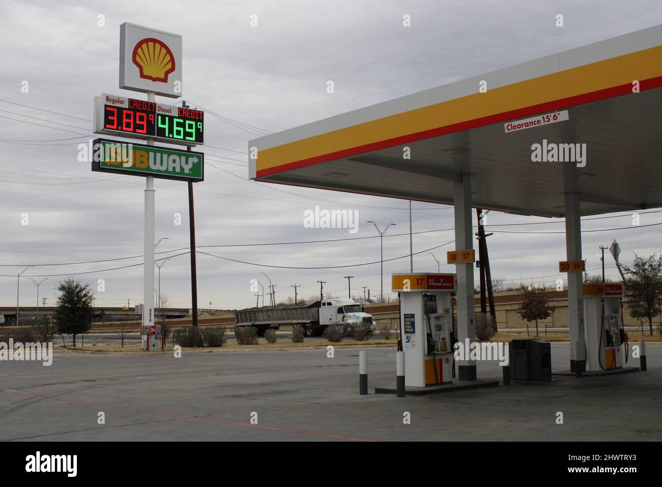 $3.89 is the lowest credit price for a gallon of gasoline at the Shell ...