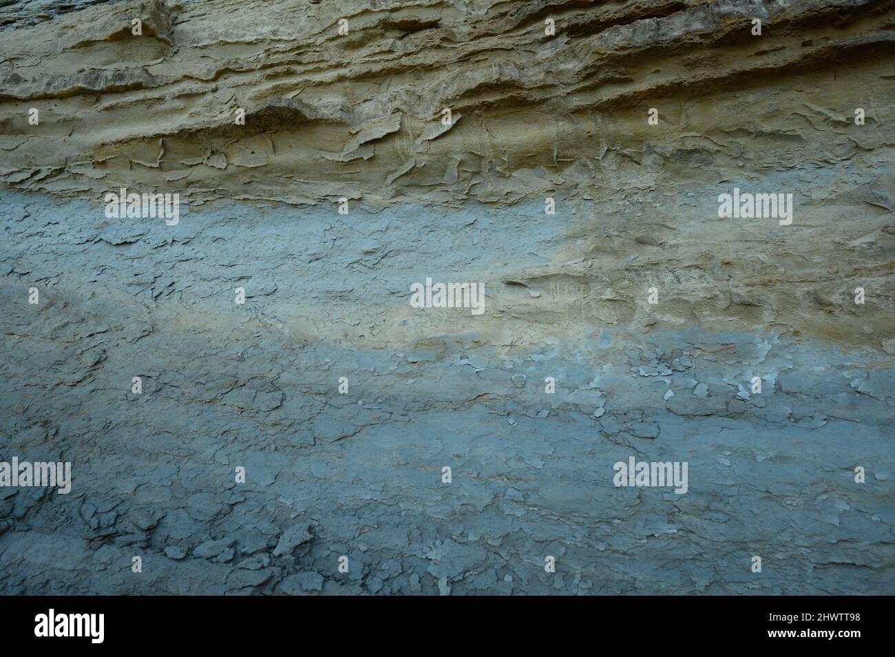 Multicolor ore backdropbeach top view. Bouldered bay. Water lithic on ...