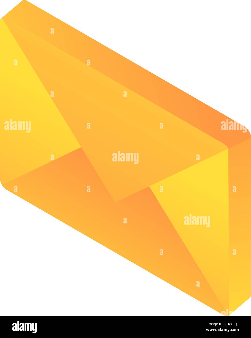 Isometric sms email vector postal letter sign Stock Vector Image & Art ...