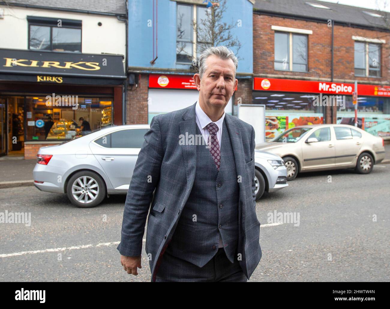 Edwin poots jeffrey donaldson hi-res stock photography and images - Alamy
